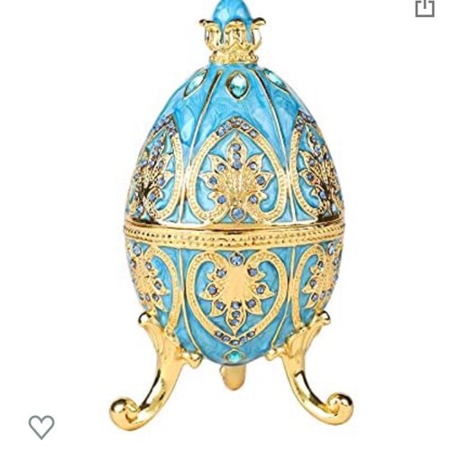 Faberge Type Egg Replica Of The Lace Collection Swarovski Etsy