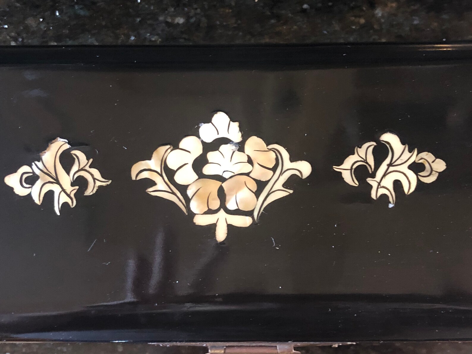 Chinese Jewelry Box With Inlaid Abalone Pattern. It is Very - Etsy