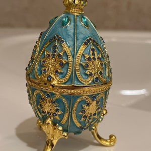 Faberge Type Egg Replica of the Lace Collection.swarovski - Etsy