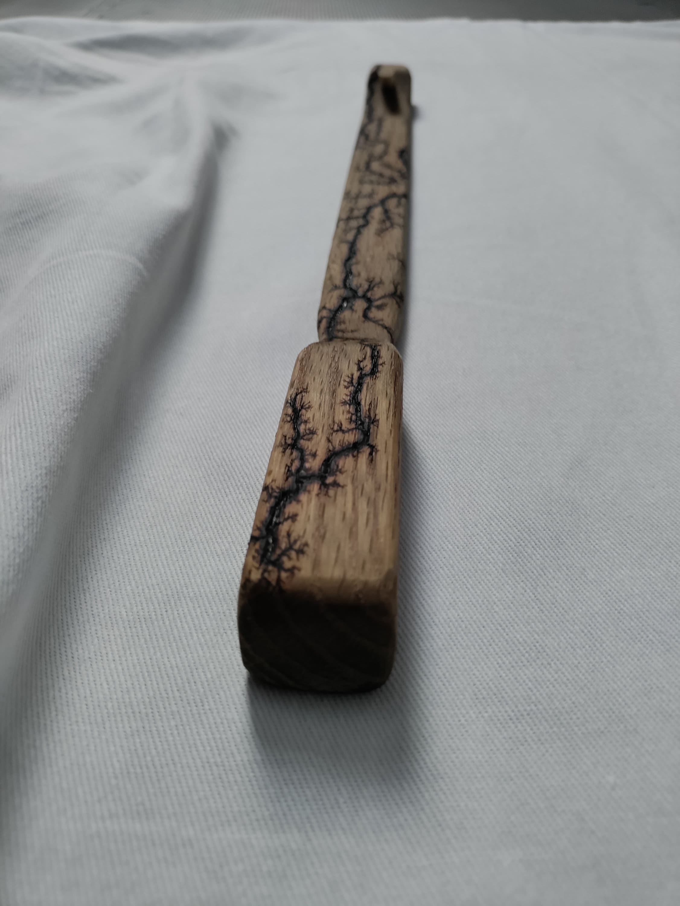 Unique Hardwood Atlatl: Custom-made and Adorned With Electrifying ...