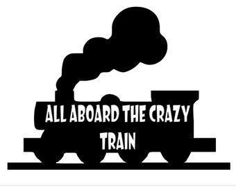 Car Train Wall Decal - Etsy