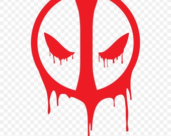 Deadpool Vinyl Decal | Etsy