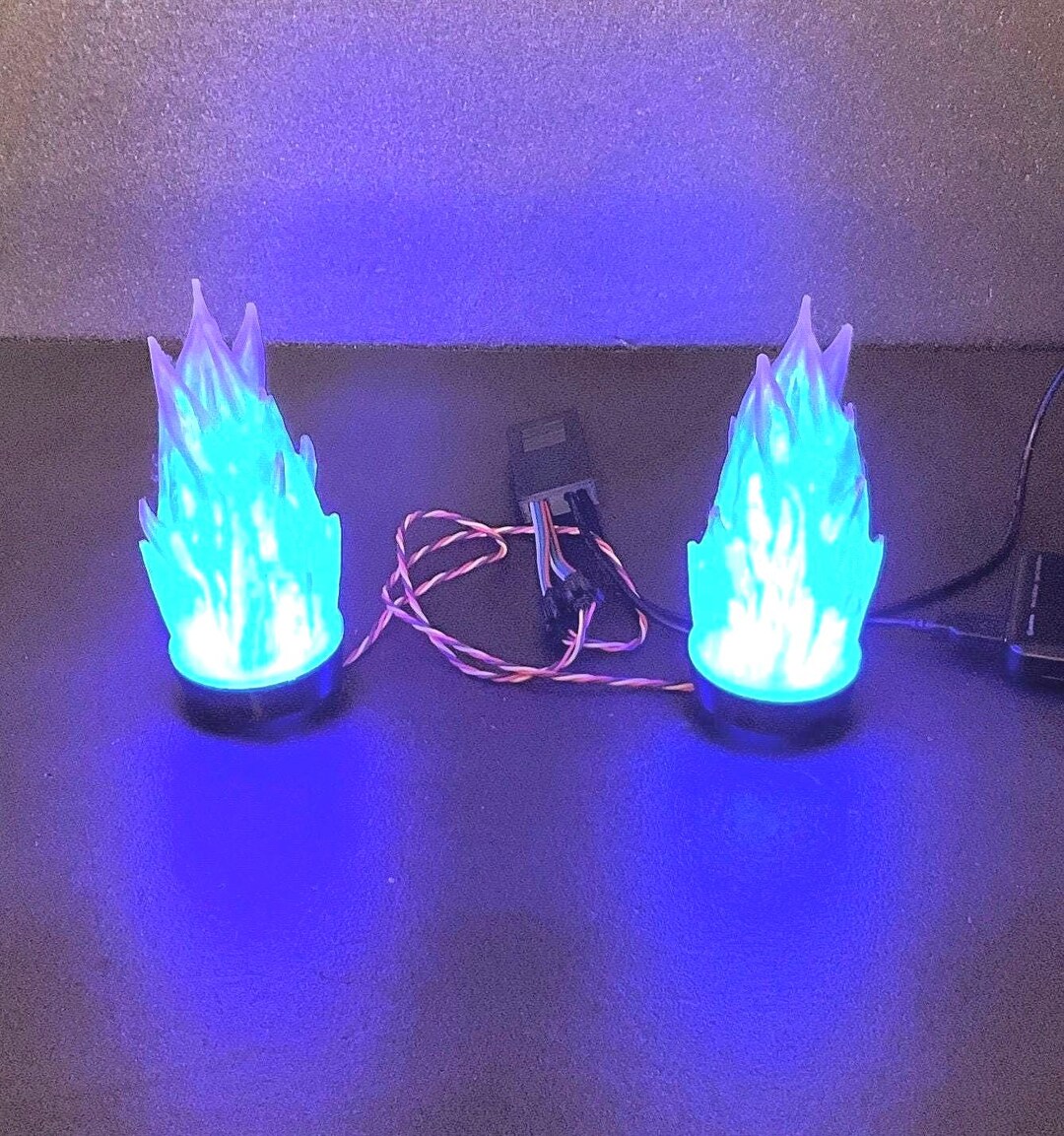 Mandalorian Jetpack Blue Flames Effect, Animated Neopixel Leds, 3D ...