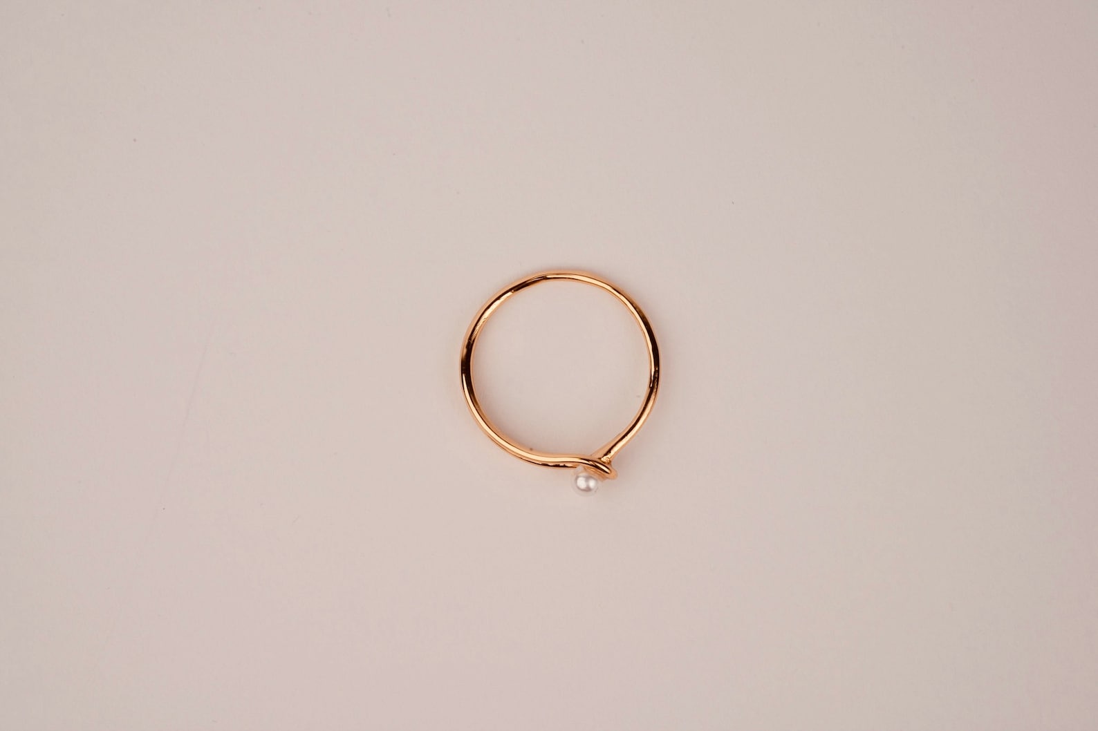 Pearl Ring Stacking Rings Gold Gold Jewelry Minimalist - Etsy