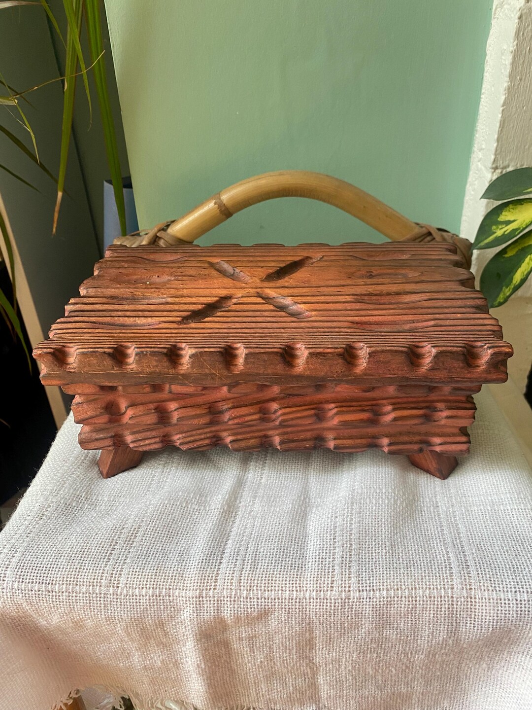 Vintage Rustic Jewellery Box - Etsy