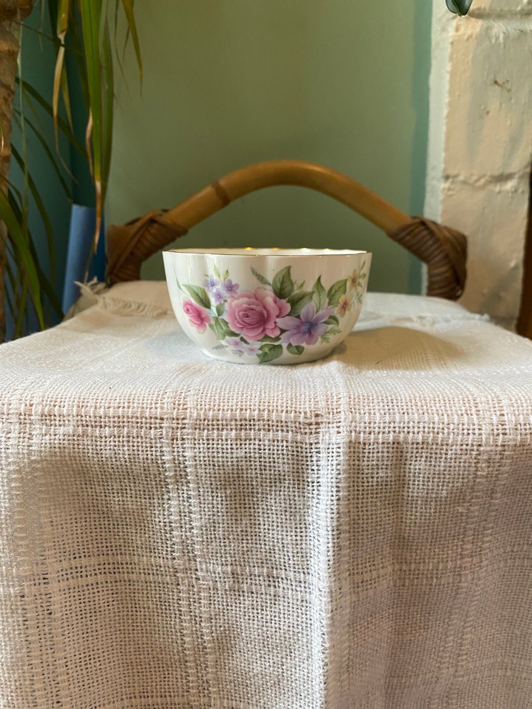Ansley Opened Sugar Bowl With Sweet Floral Design - Etsy