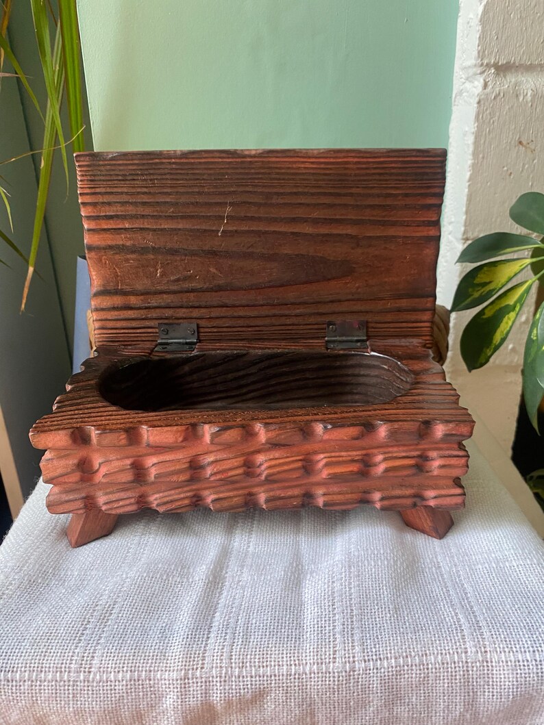 Vintage Rustic Jewellery Box - Etsy