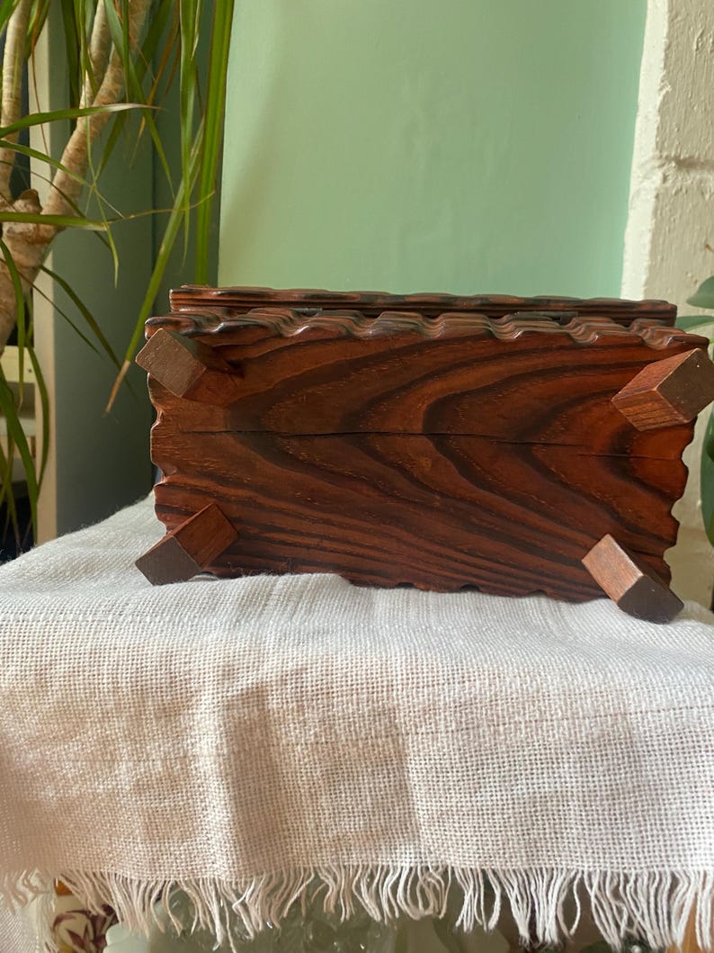 Vintage Rustic Jewellery Box - Etsy