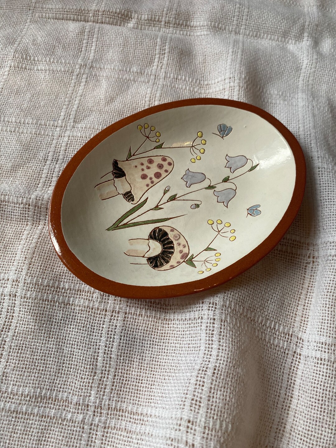 Studio Pottery Ring/soap Dish. Made by T J Roberts - Etsy