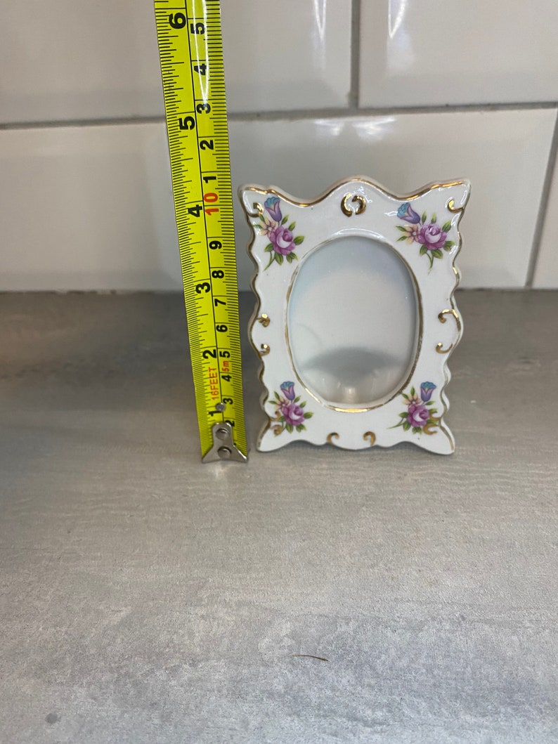 Vintage Porcelain Frame - Etsy