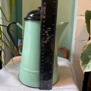 Large Vintage Enamel Tea/coffee Pot - Etsy