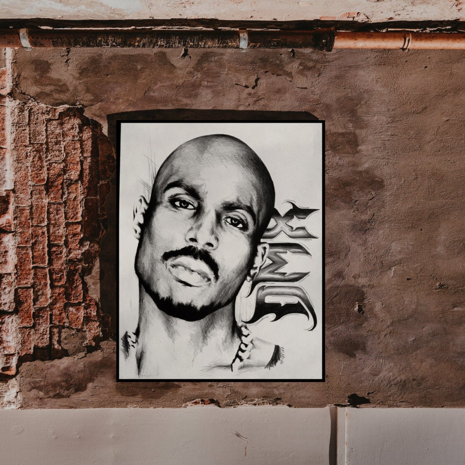 DMX original portrait | Etsy