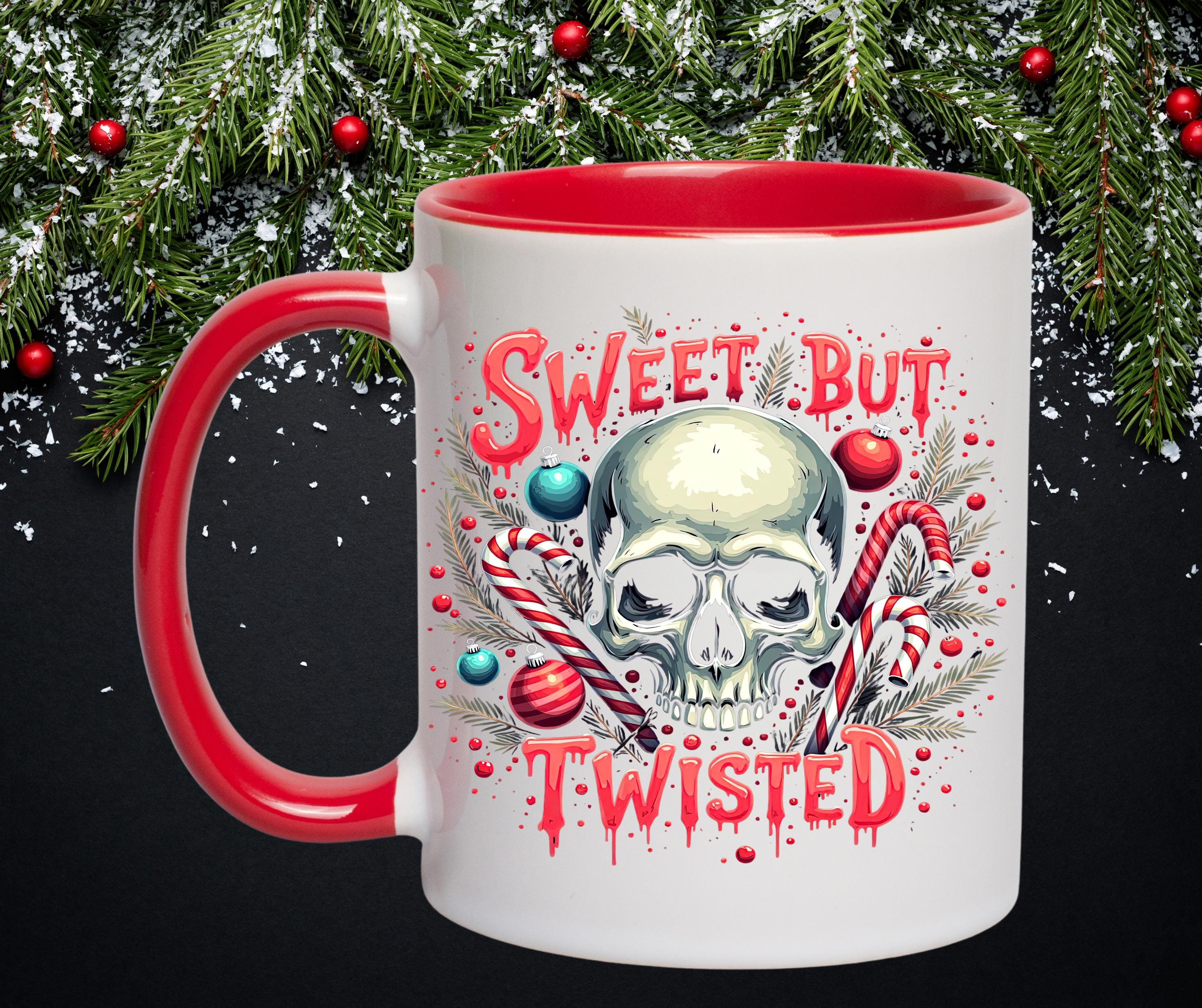 Sweet but Twisted Skull Christmas PNG: Holiday Design (digital Download ...