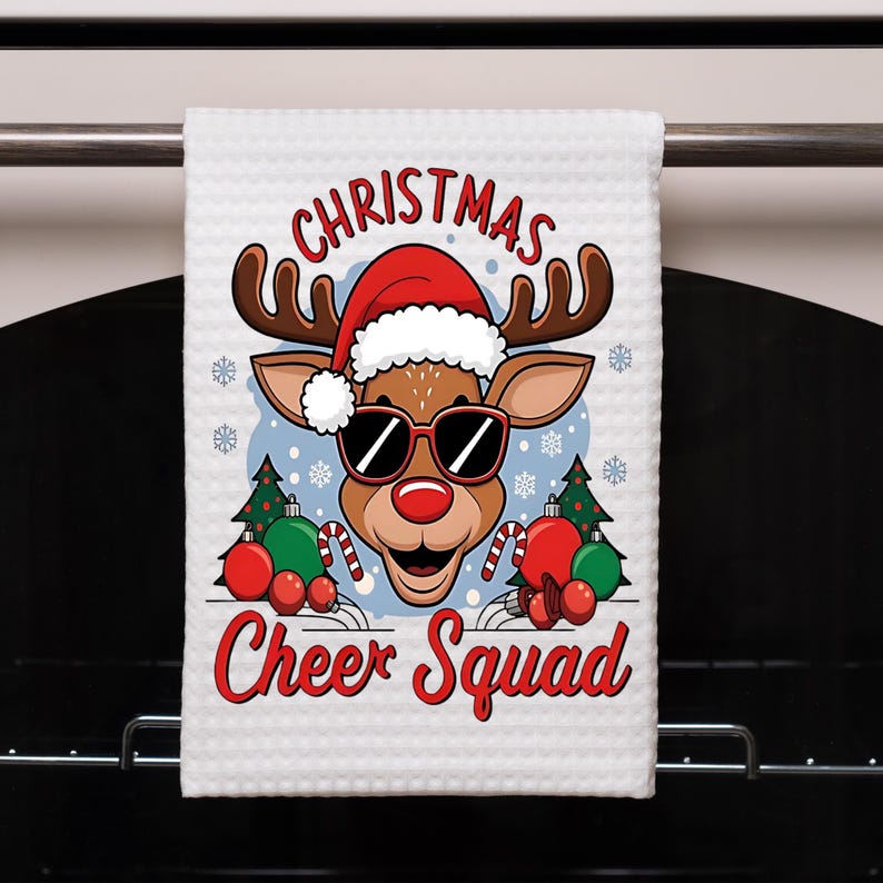 Christmas Rudolph Cheer Squad PNG, Sublimation Design (digital Download ...