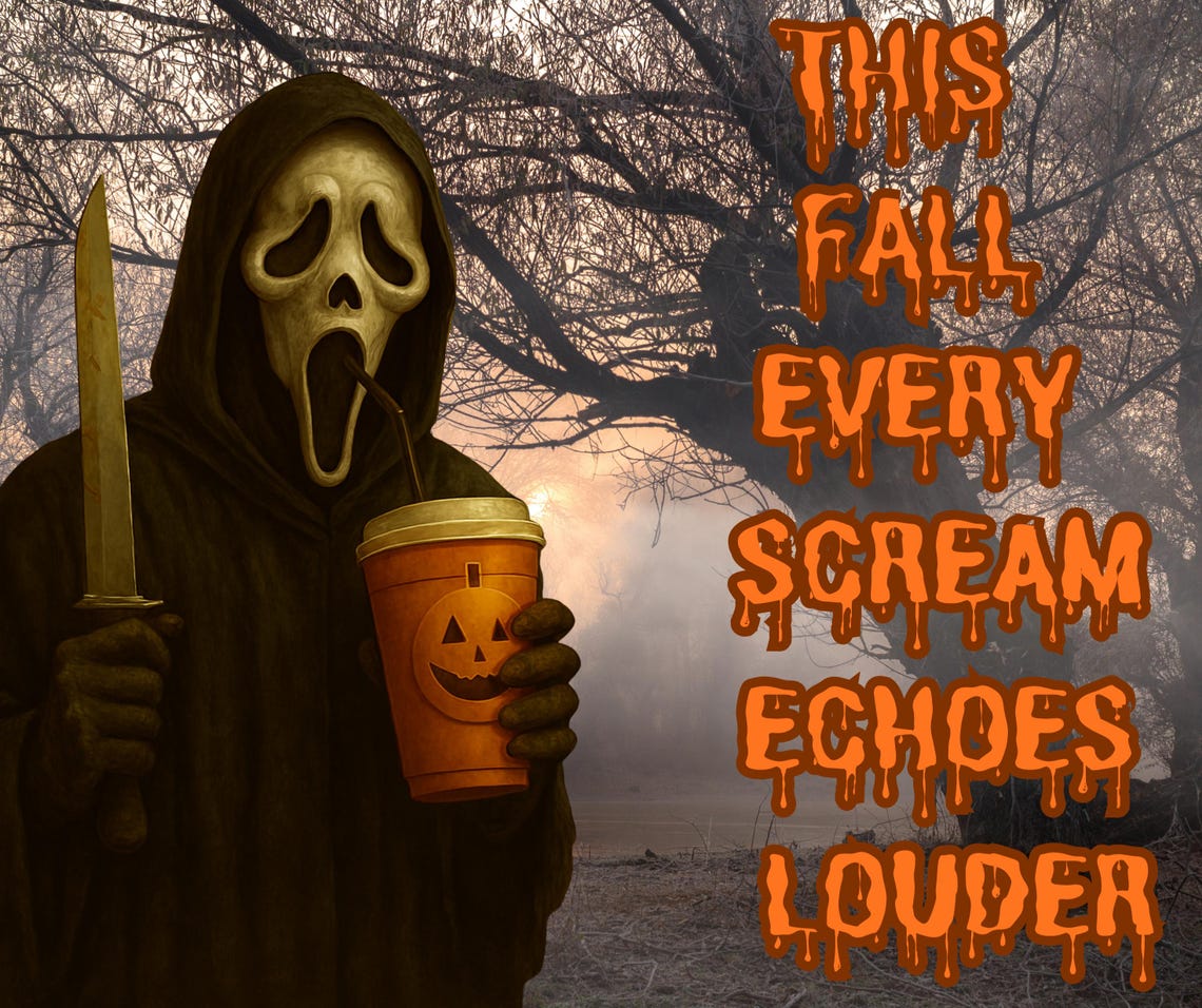 Ghost Face Fall PNG: Pumpkin Spice, Spooky Season (digital Download) - Etsy