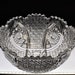 ABP Brilliant Cut Glass Bowl Harvard Cane Pattern and Hobstar - Etsy
