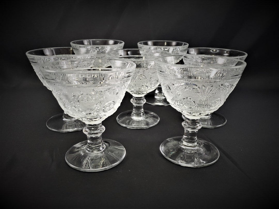 Vintage Duncan & Miller Sandwich Pattern Ice Cream Dishes Set - Etsy