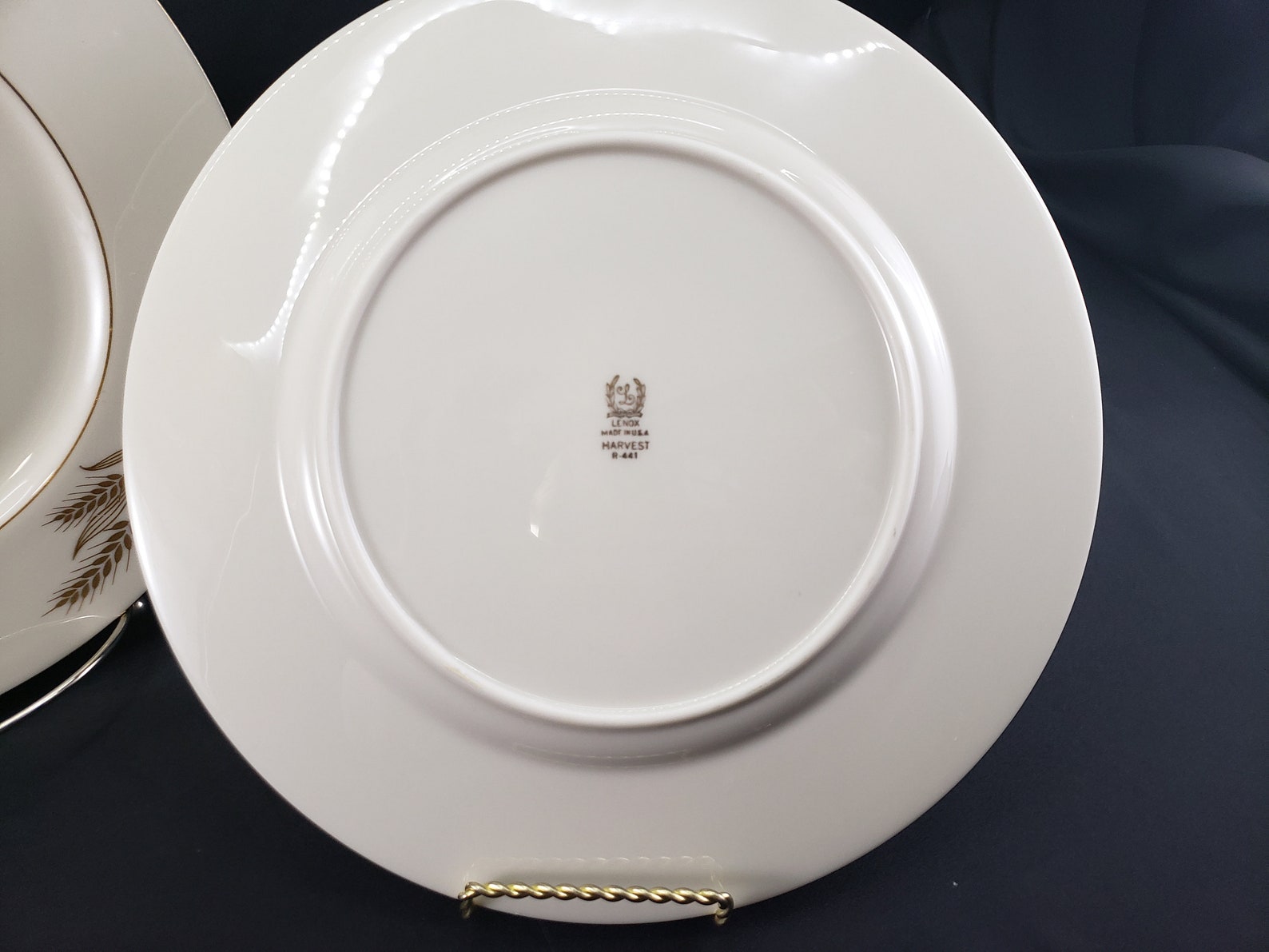 Lenox China Harvest Pattern Dinner Plates Set of 2 - Etsy