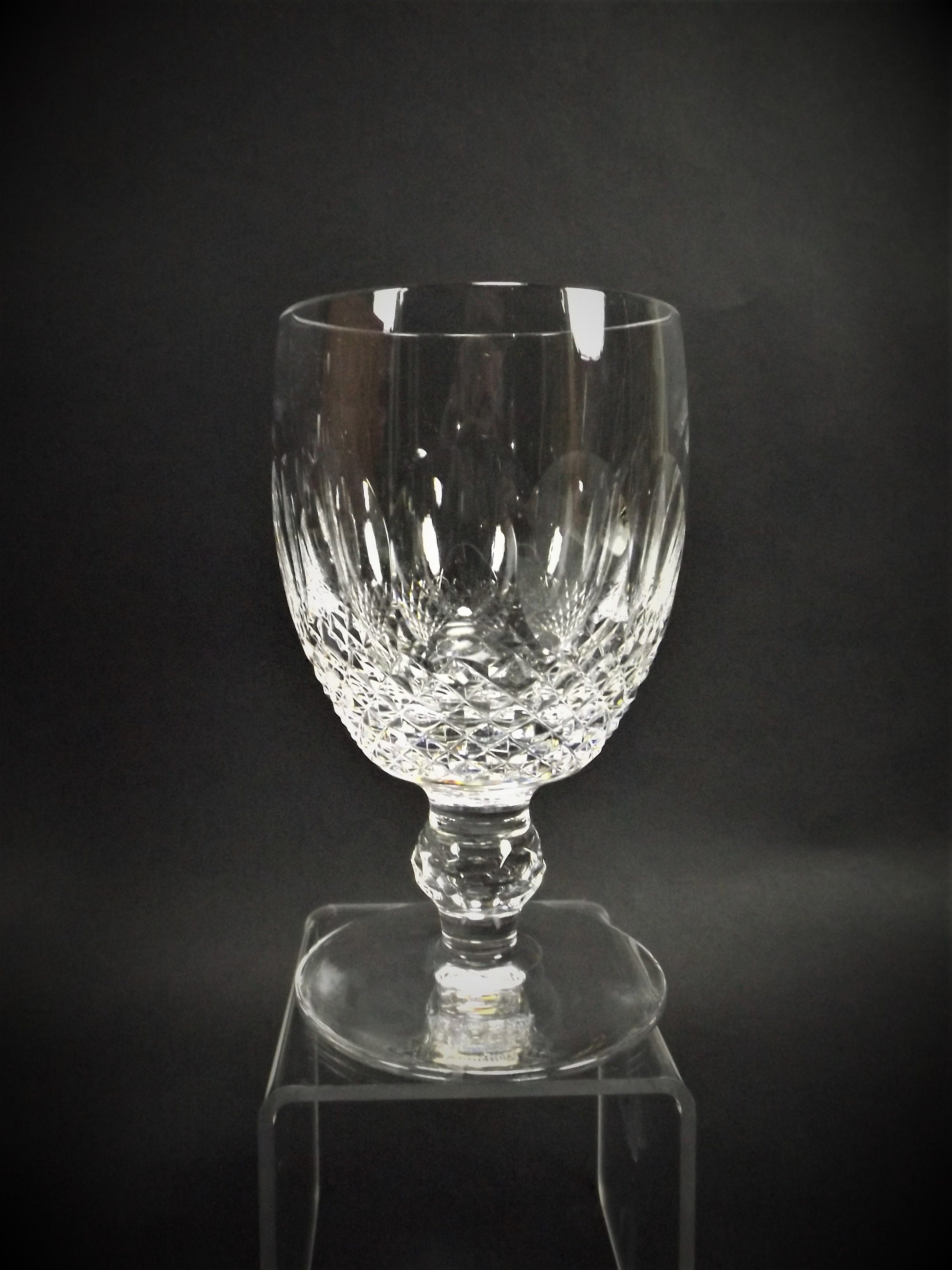 Waterford Cut Crystal Colleen Short Stem Water Goblet Set of 4 Signed ...