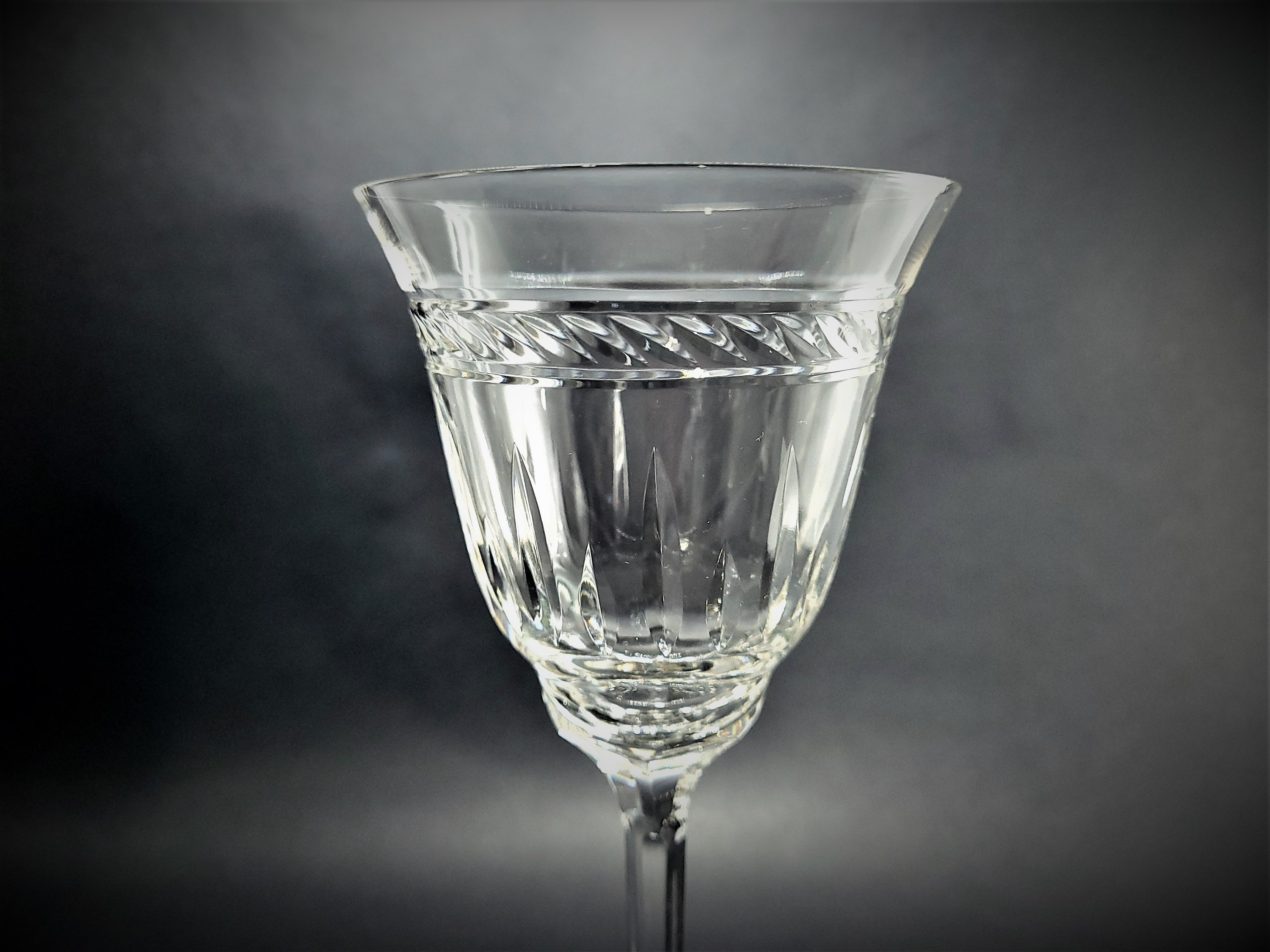 Seneca Crystal Cut Glass Water Goblet Stem 925 Cut 882 - Etsy