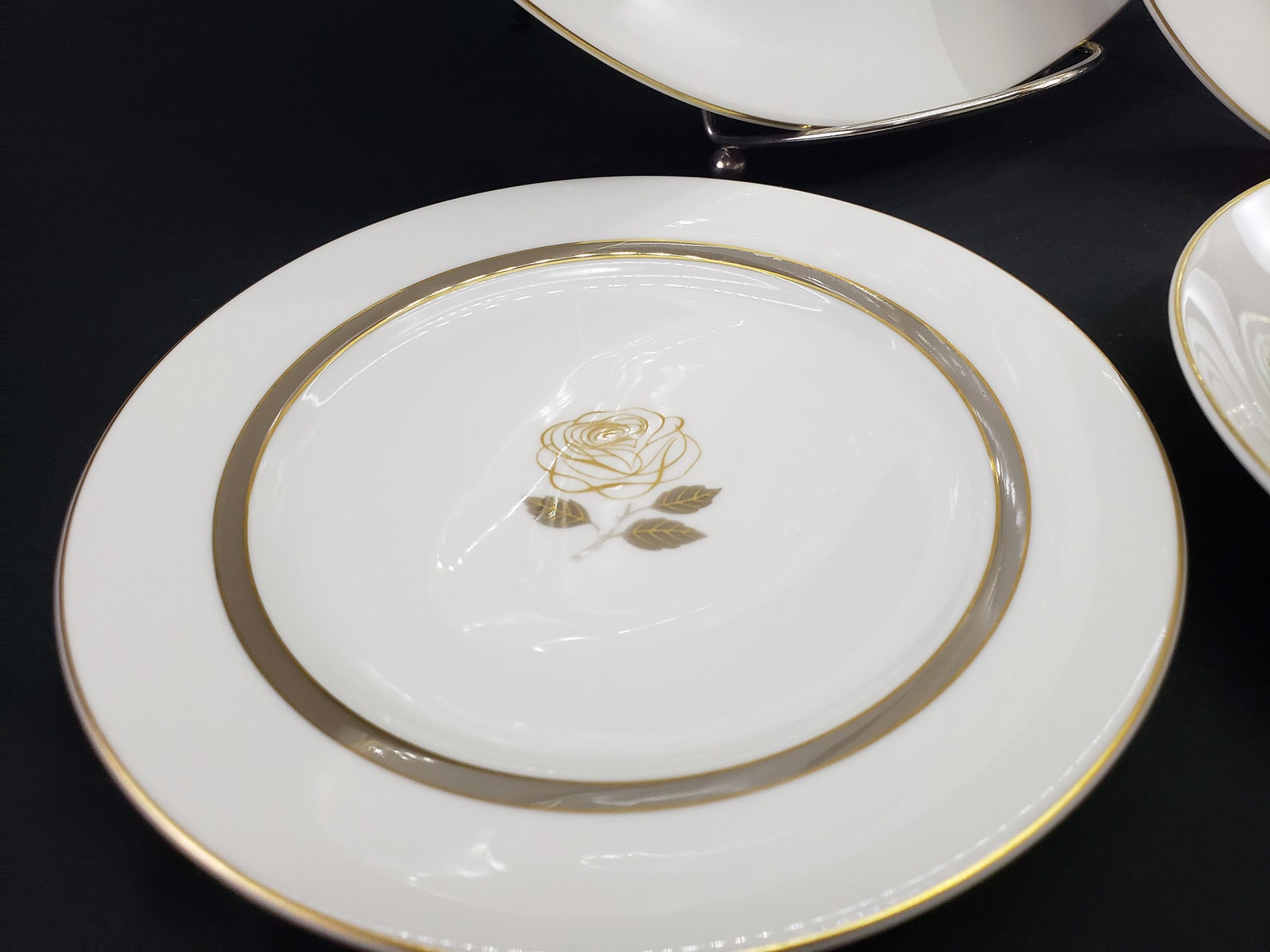 Rosenthal Germany Rosenthal Rose Pattern 5 Pc Place Setting - Etsy