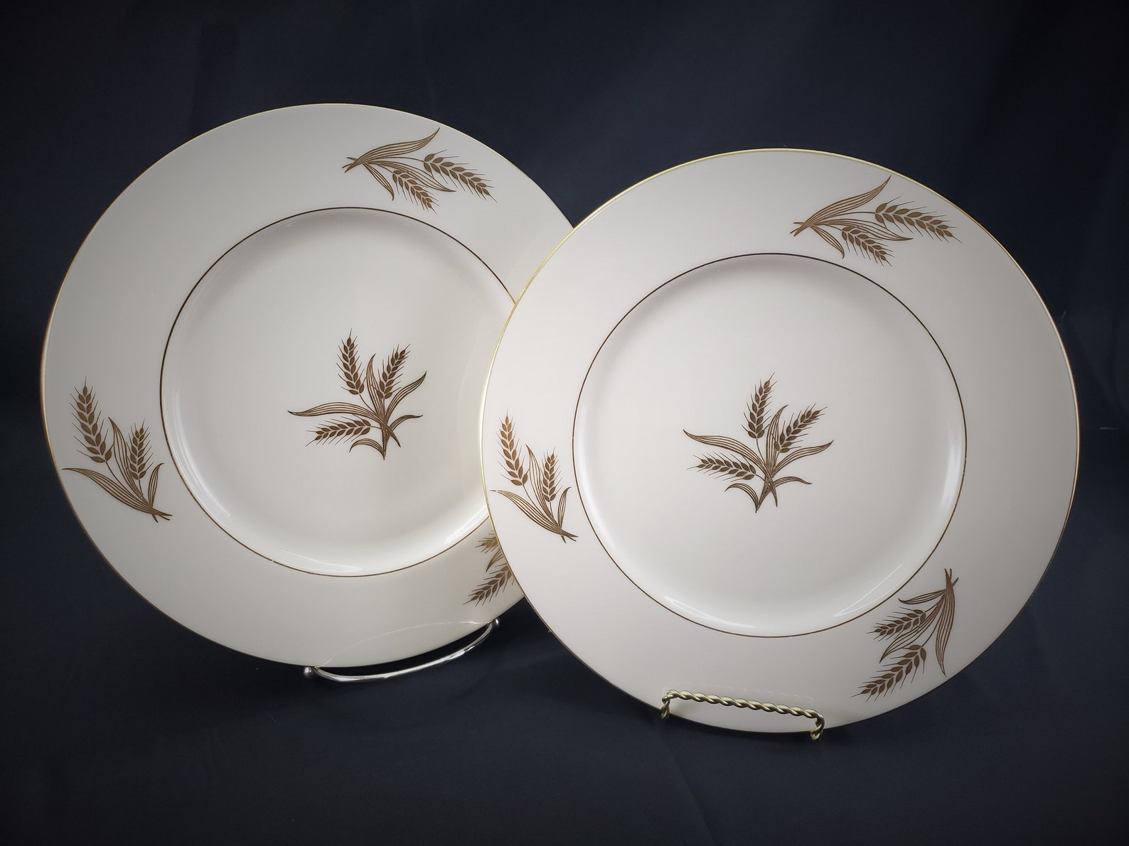 Lenox China Harvest Pattern Dinner Plates Set of 2 - Etsy