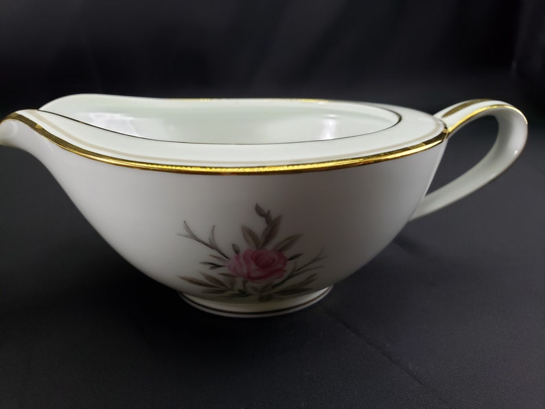 Noritake Japan Fine China Daryl #5510 Pattern Rose Creamer and Sugar ...