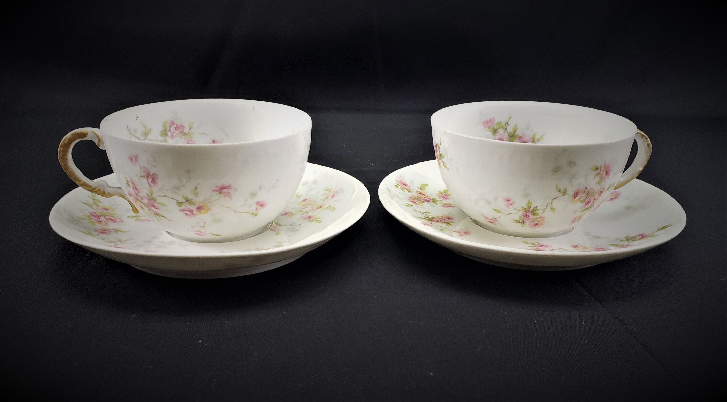 Theodore Haviland Limoges Schleiger 150 Rose Design Cups and - Etsy