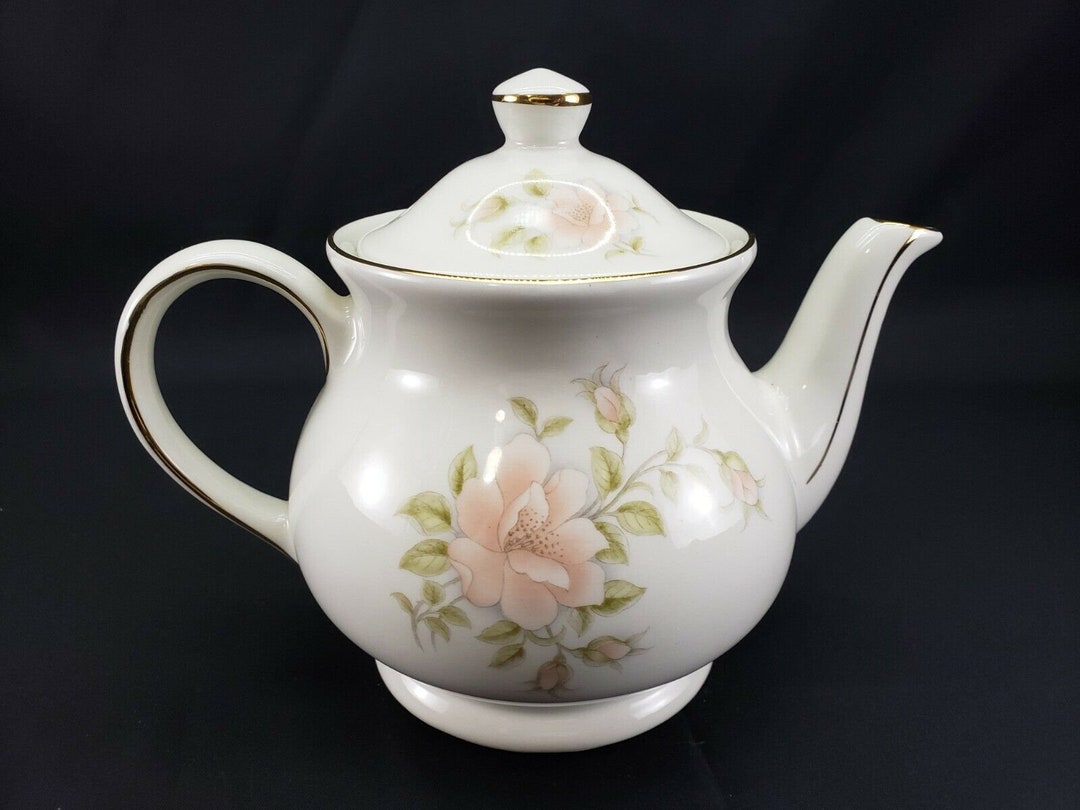 Sadler Windsor England Pink Rose Porcelain Teapot - Etsy