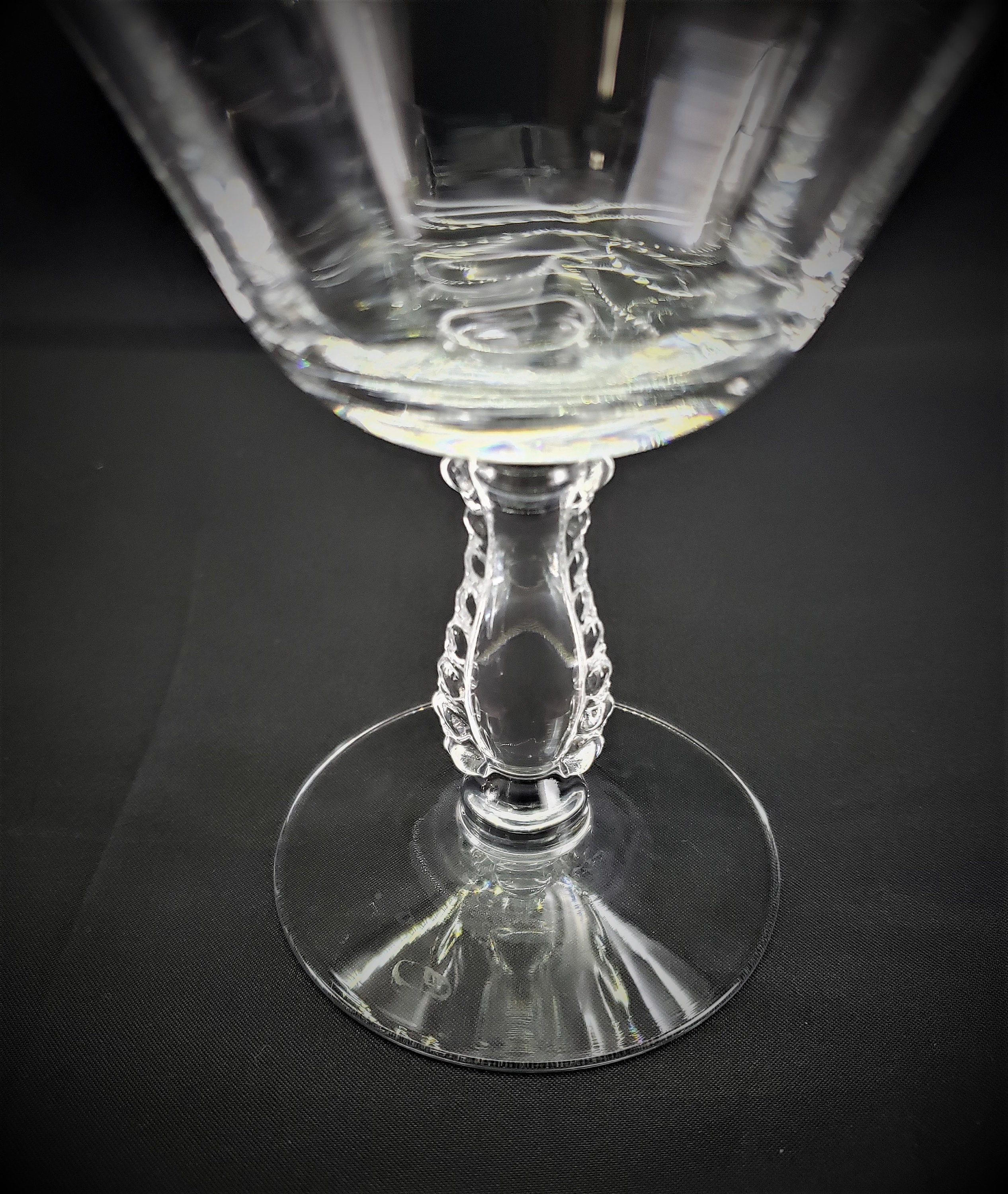 Fostoria Glass Silver Flutes Optic Pattern Low Sherbet Footed - Etsy