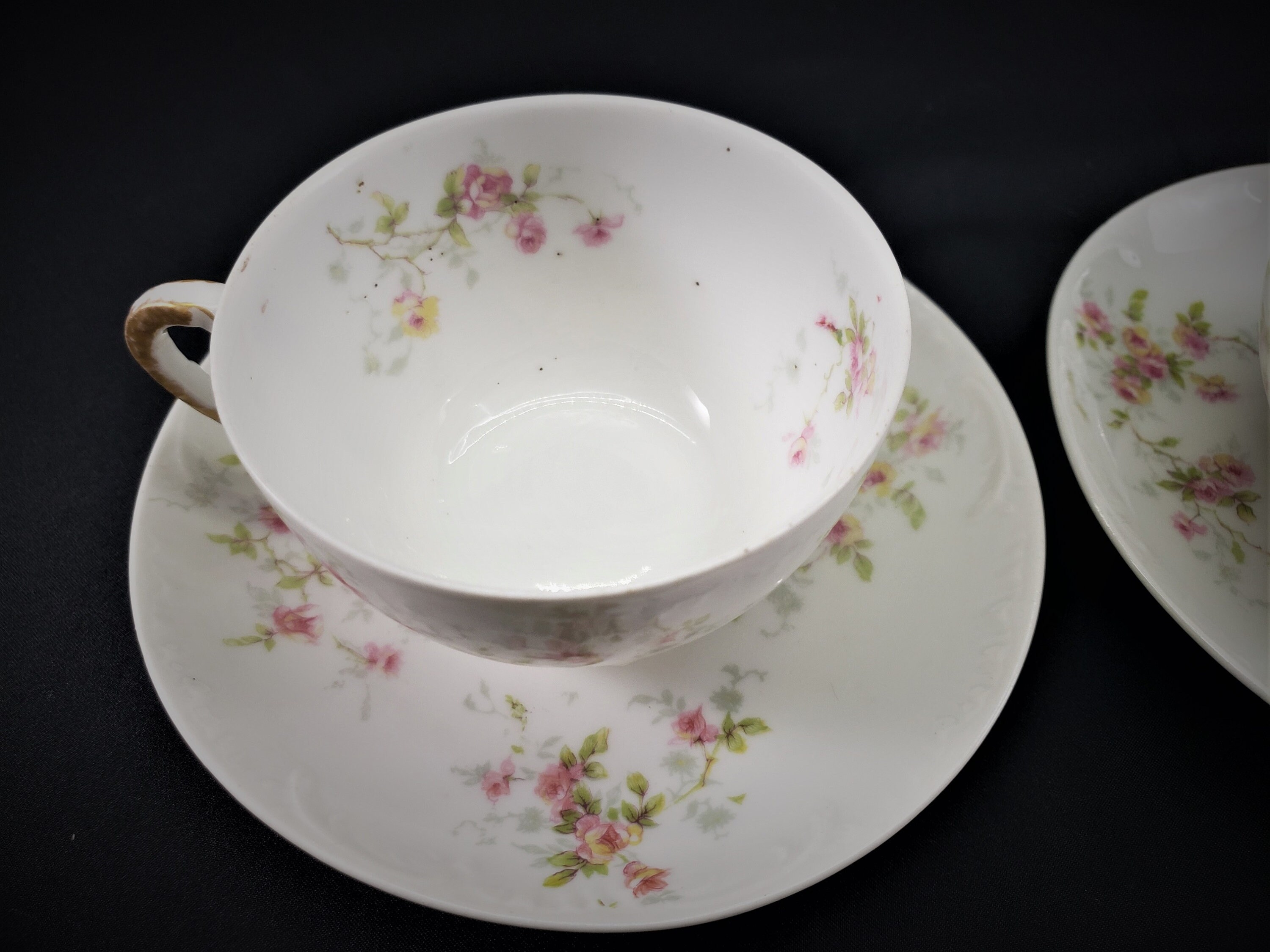 Theodore Haviland Limoges Schleiger 150 Rose Design Cups and - Etsy