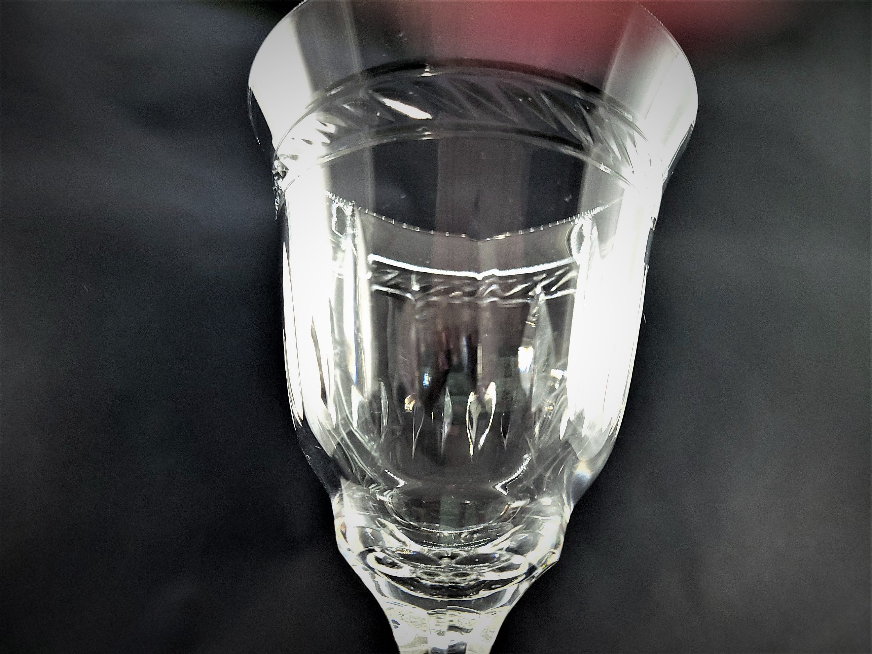 Seneca Crystal Cut Glass Water Goblet Stem 925 Cut 882 - Etsy