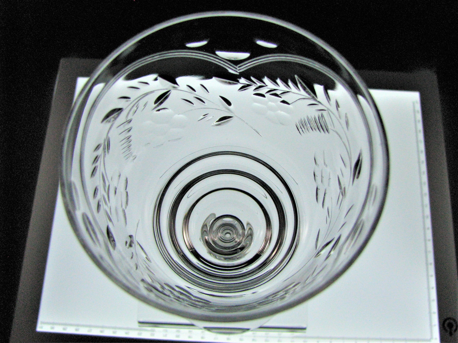 Vintage Rock Sharpe Engraved Glass Water Goblets 1013-2 Set of - Etsy