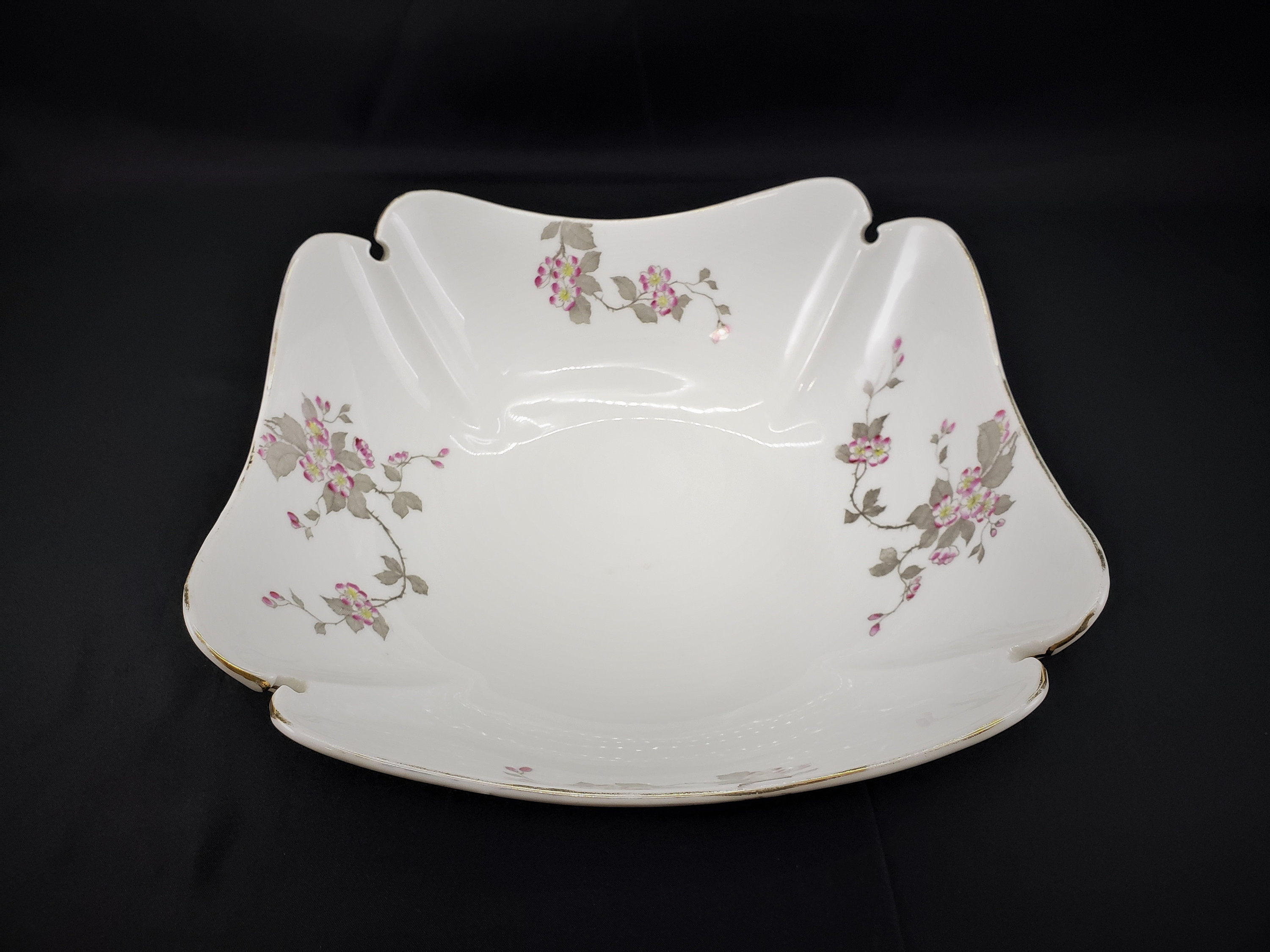 Karlsbad Bawo & Dotter Floral Square Serving Bowl - Etsy