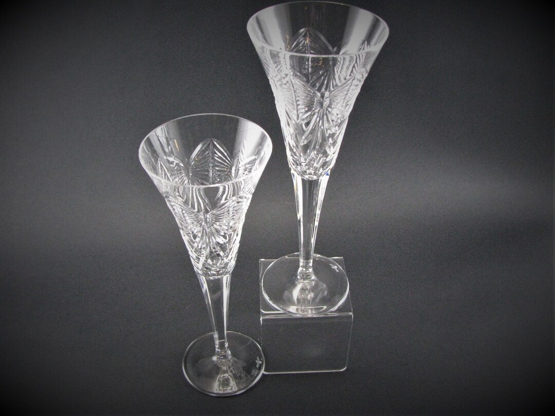 Waterford Irish Crystal Millennium Series Happiness Champagne Flute Set ...