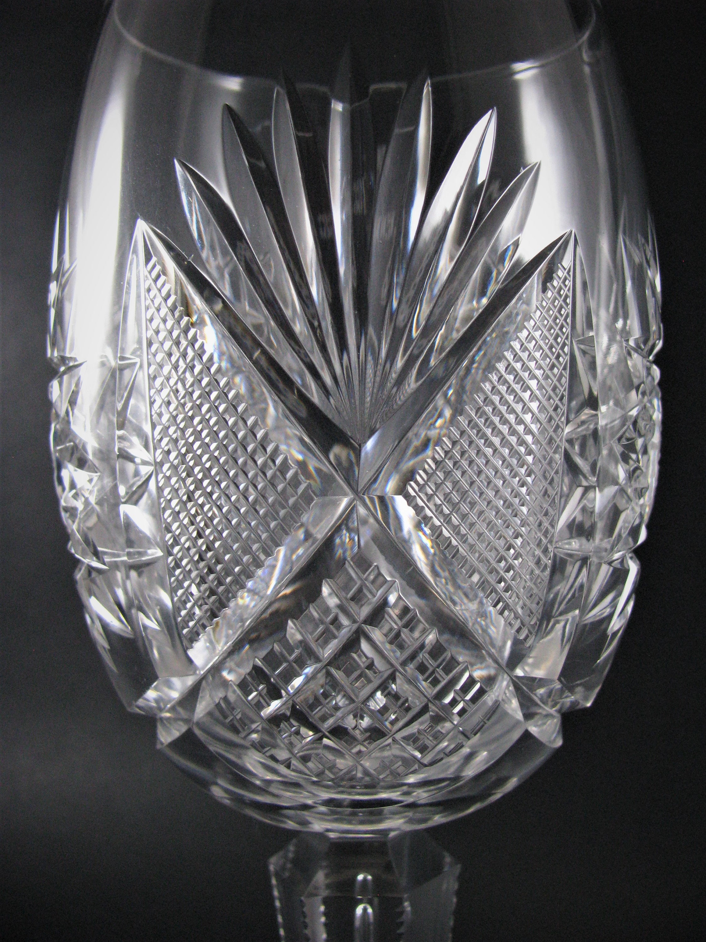 Victorian Cut Glass 25th Anniversary Presentation Chalice - Etsy