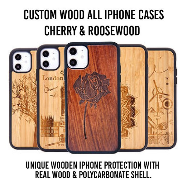 Wooden Phone Cases - Etsy