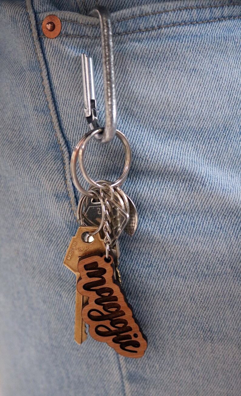 Custom Key Chain laser Engraved Key Chain Name Key Chains - Etsy