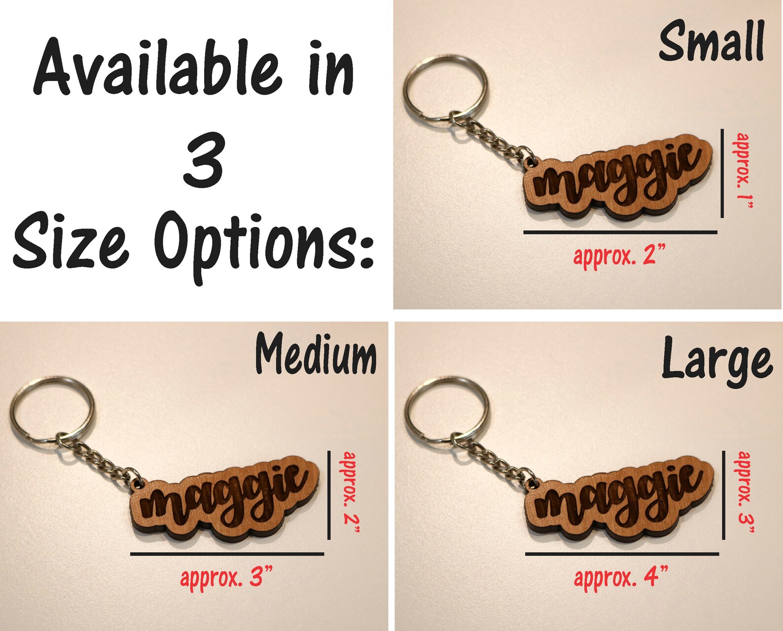 Custom Key Chain laser Engraved Key Chain Name Key Chains - Etsy