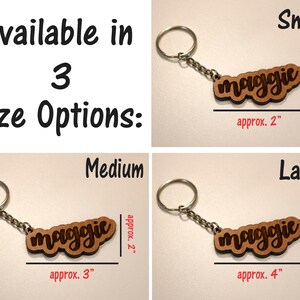 Custom Key Chain laser Engraved Key Chain Name Key Chains wooden Key ...