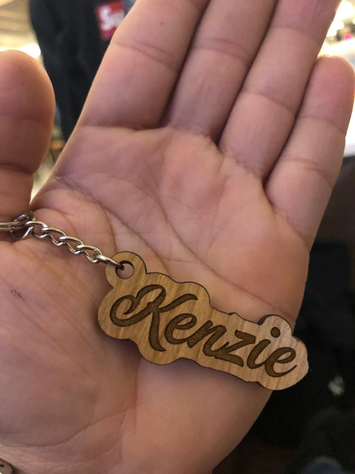 Custom key chain Laser Engraved key Chain Name Key Chains | Etsy