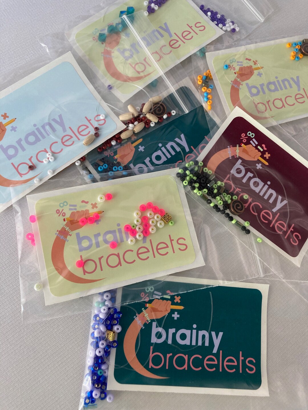 Brainy Bracelets Party Pack (10 Math Bracelet-making Kits) - Etsy