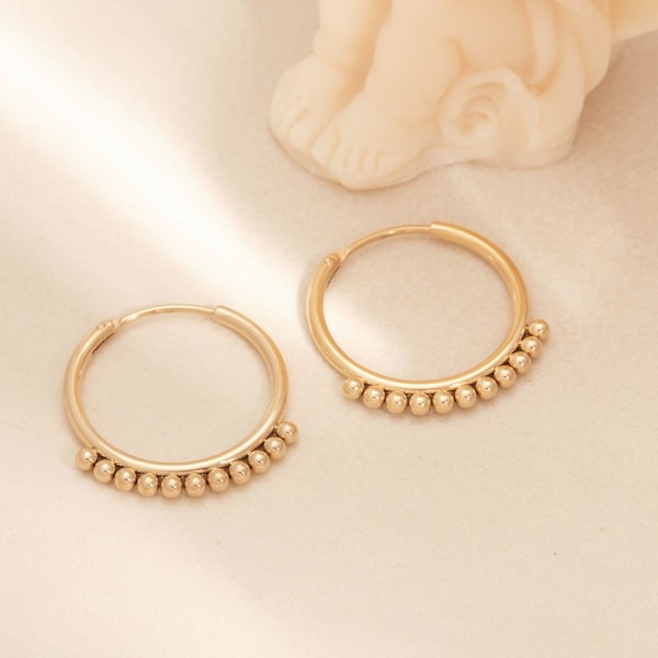 Big Gold Hoops - Etsy