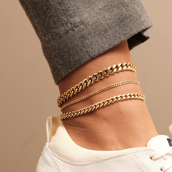 Gold Anklet - Etsy