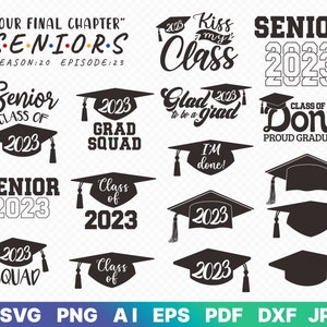Graduation SVG Our Final Chapter Senior Proud Graduate 2023 - Etsy