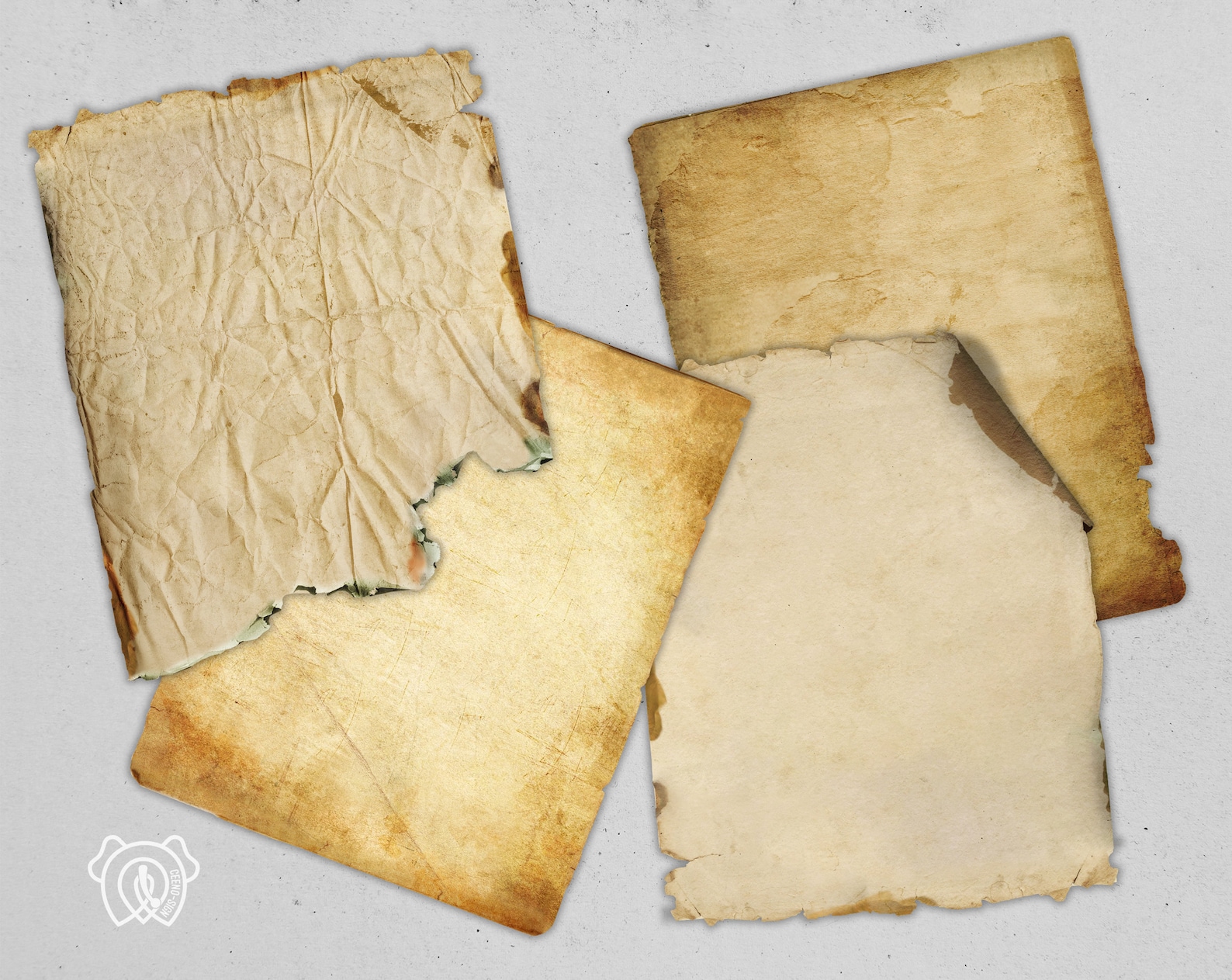 Old Paper Textures, Parchment Paper, Printable Aged Paper Textures ...