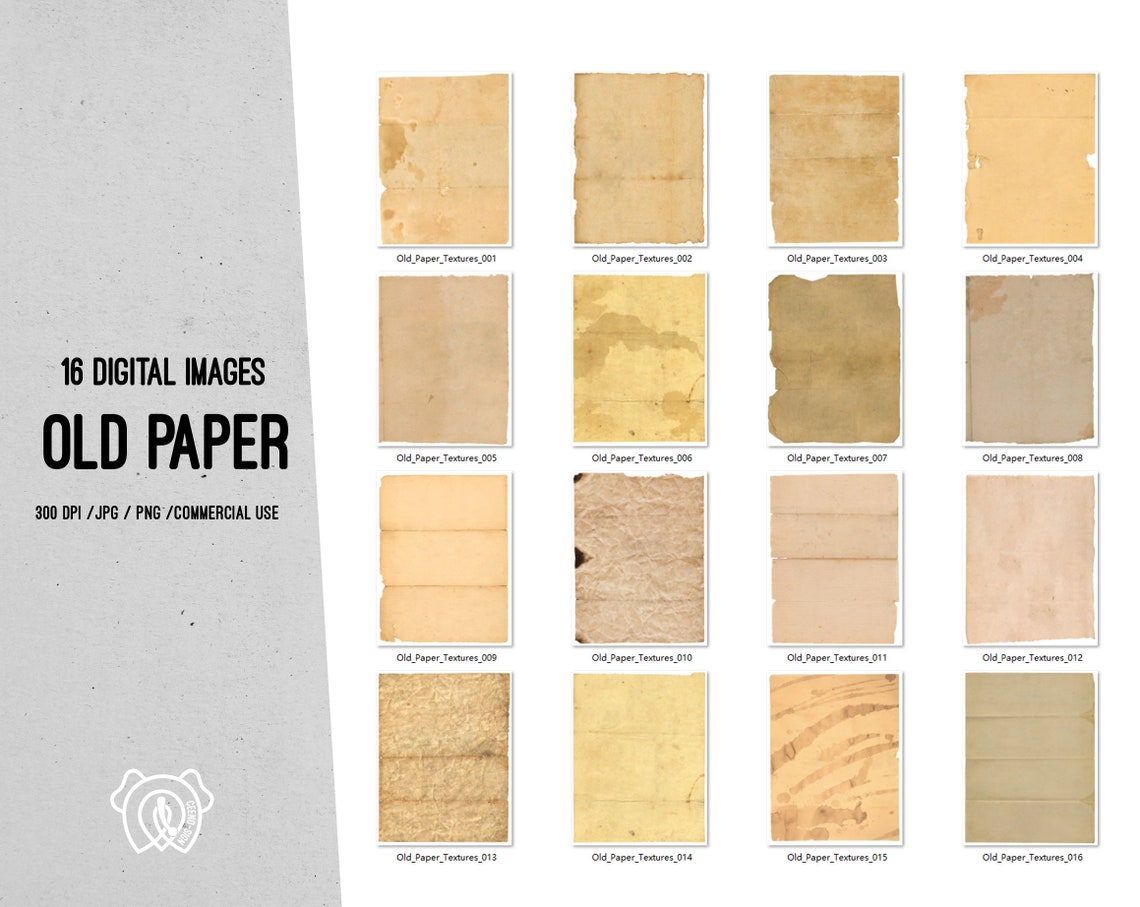 Old Paper Textures Parchment Paper Printable Aged Paper - Etsy