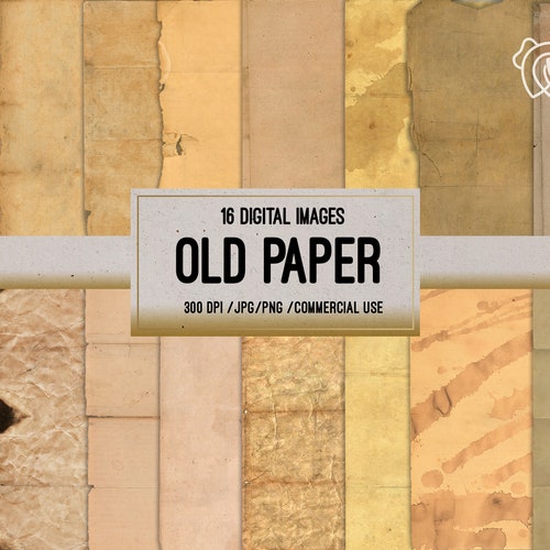 Old Paper Textures Parchment Paper Printable Aged Paper - Etsy