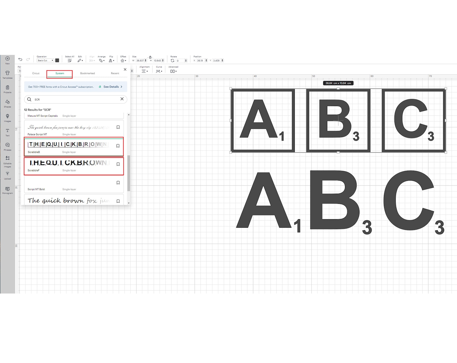 Scrabble Tiles Font, TTF, SVG Files for Cricut, Scrabble Tiles Clipart ...