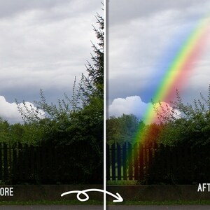 Rainbow Overlays, Photography Overlays, Rainbow PNG Clipart Photo ...